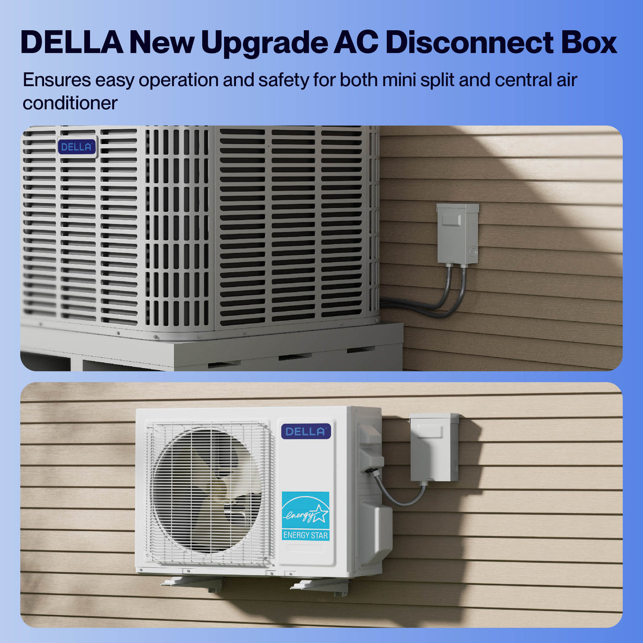 DELLA 30A & 60A Pull-Out Switch AC Disconnect Boxes – Della